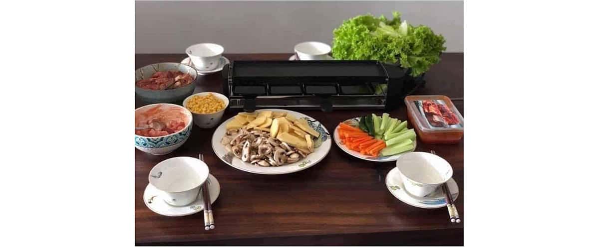 Bếp Nướng Stockli Raclette Grill Cheesmax 4 Anthracite 0400.02 - 4 ...
