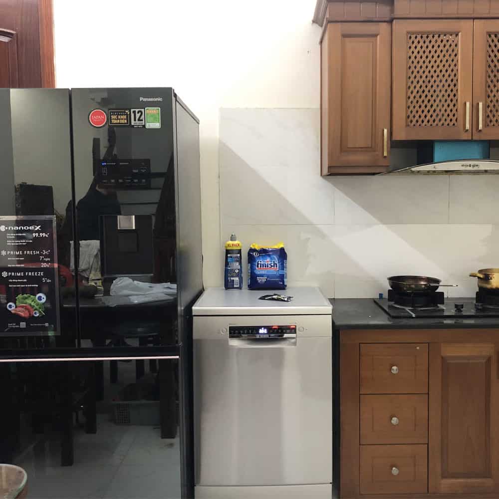 Lắp Đặt Máy Rửa Chén Bosch SMS4HCI48E Serie 4 - Chị Nhi