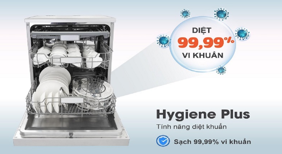 Công nghệ HygienePlus - Diệt khuẩn 99.99%, Bảo vệ sức khỏe gia đình